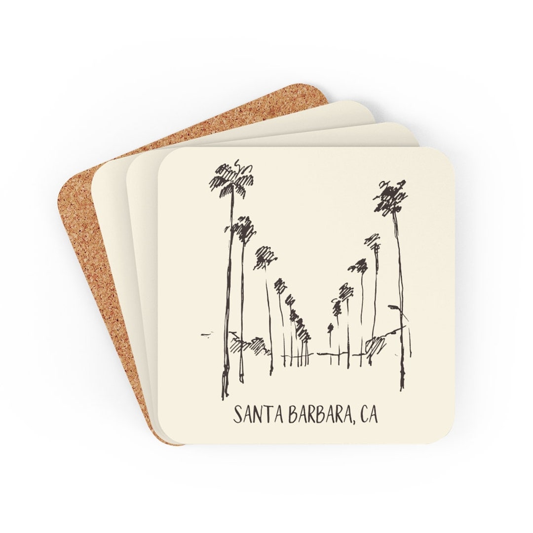 Beach Coaster - Santa Barbara Souvenir - Santa Barbara, California ...