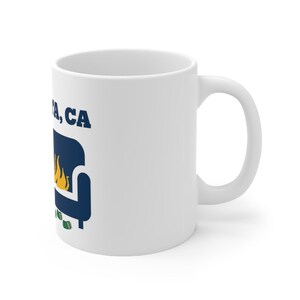 Beach Mug Isla Vista Burning Couch Coffee Mug, Beach Mug, UCSB Alumni ...