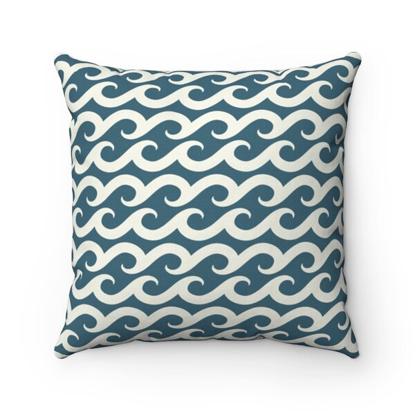 Waves Pillow - Etsy