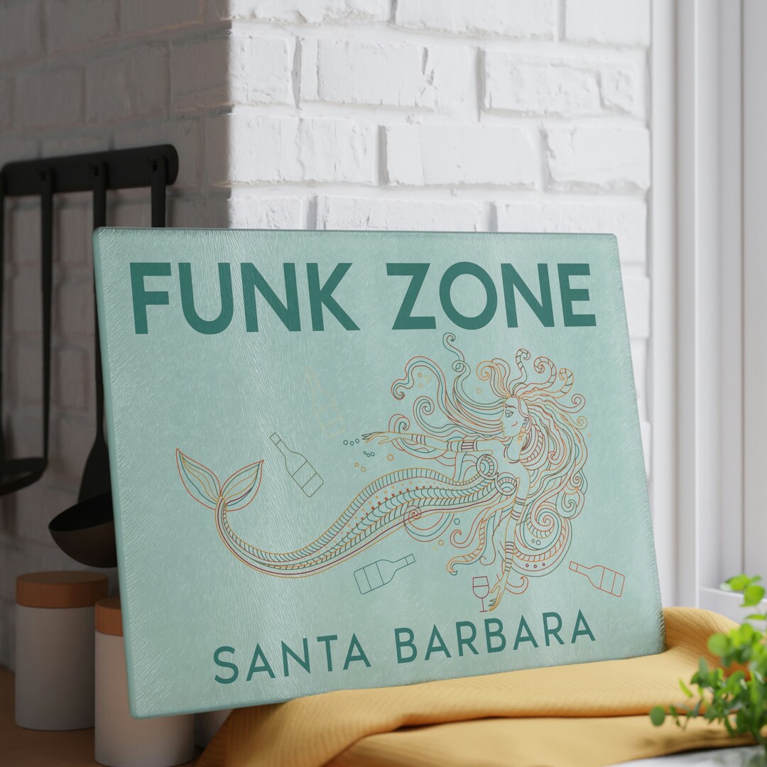 Funk Zone Cutting Board - Santa Barbara Cutting Board - Perfect Gift ...