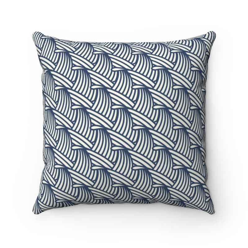 Waves Pillow - Etsy
