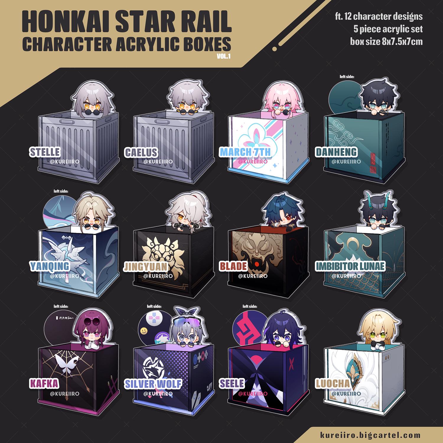 HSR | Acrylic Boxes Vol. 1 - Etsy