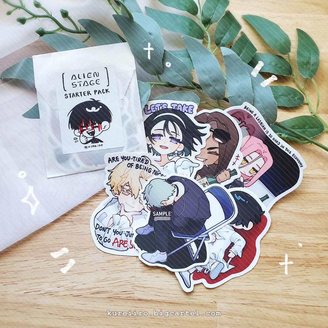 Alien Stage | Meme Sticker Gacha/set - Etsy