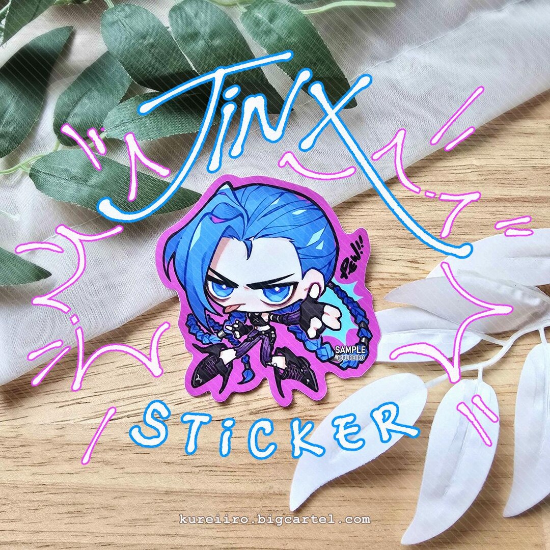 ARCANE | Jinx Vinyl Sticker - Etsy
