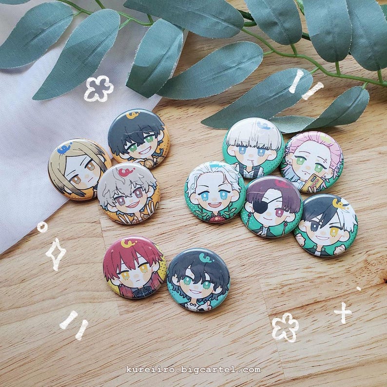 Pinback Buttons [ORV / JJK / One Piece / Wind Breaker] - Etsy