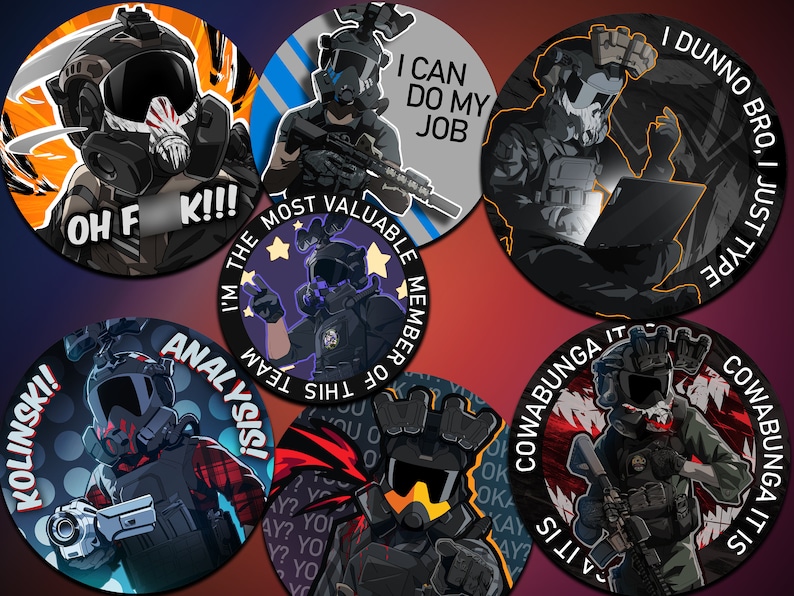 SCP Overlord Vinyl Stickers SCP Foundation SCP Stickers - Etsy Finland