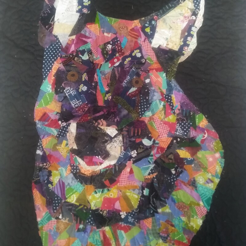 Fabric Collage - Etsy