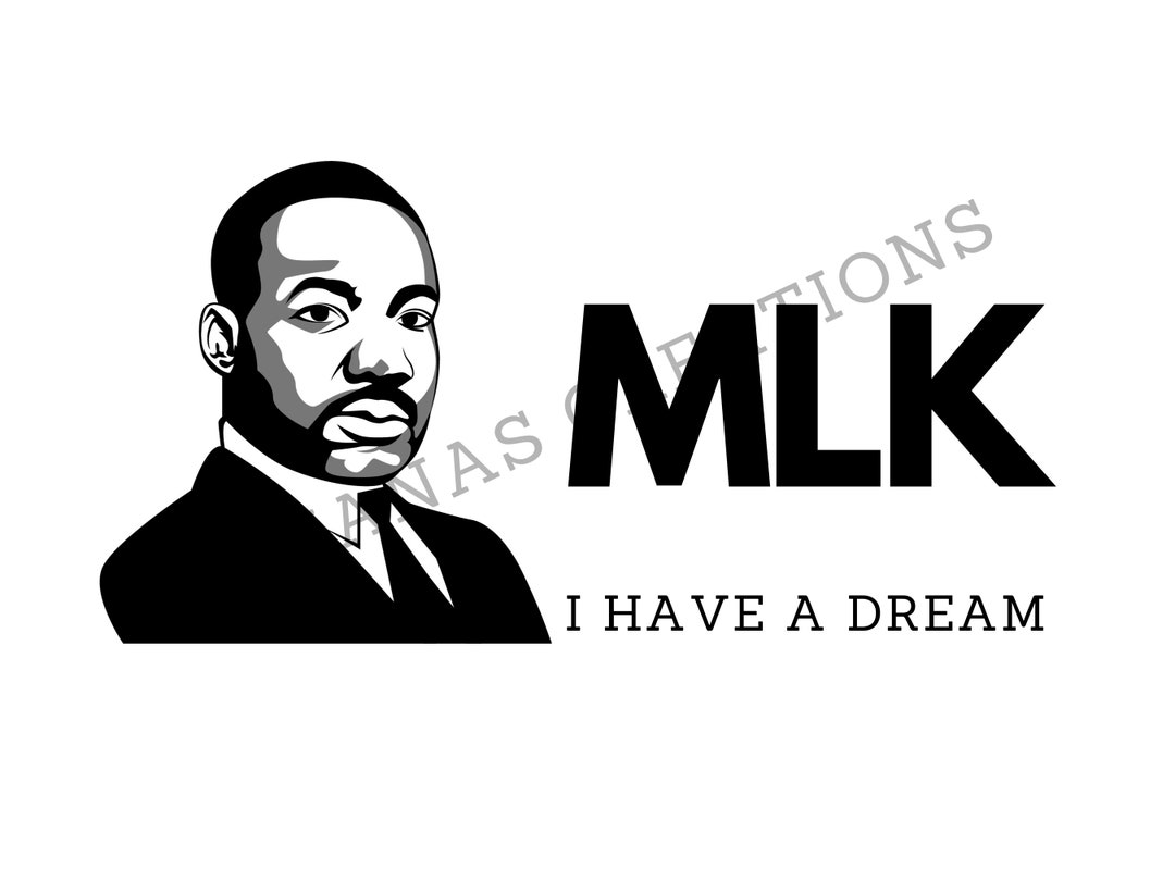 MLK Png, Black History Month, Martin Luther King Jr Digital File ...