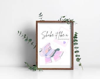 Shake It Like A Polaroid! Party Decoration! Digital Download on Canva ...