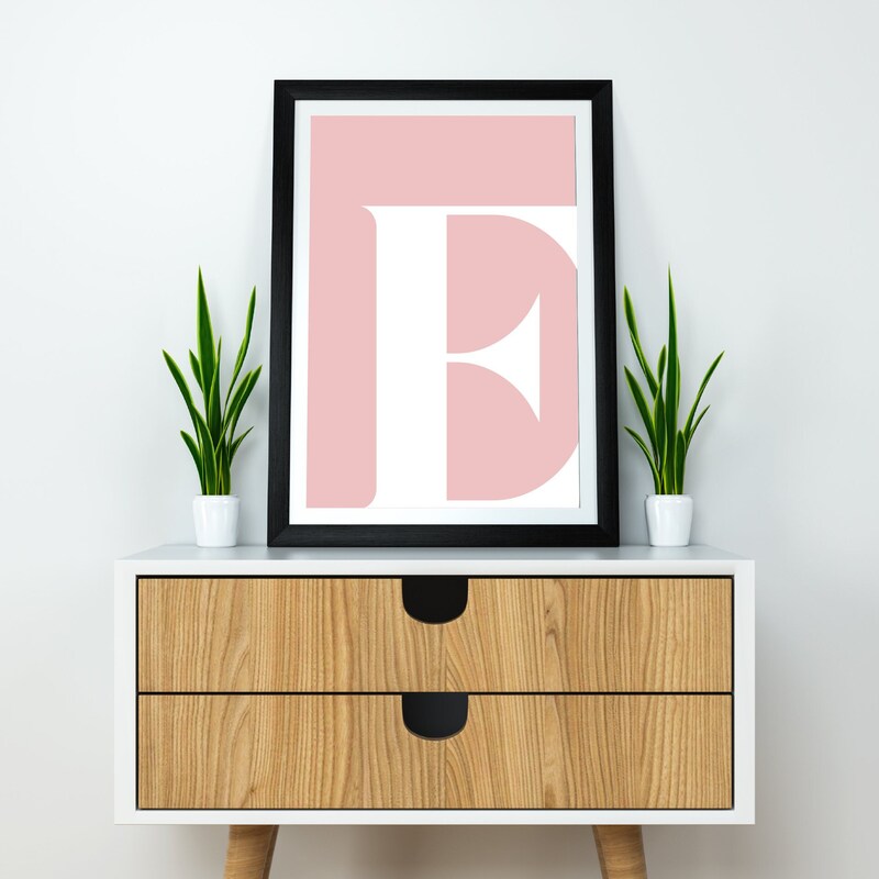 Letter E Wall Art - Etsy
