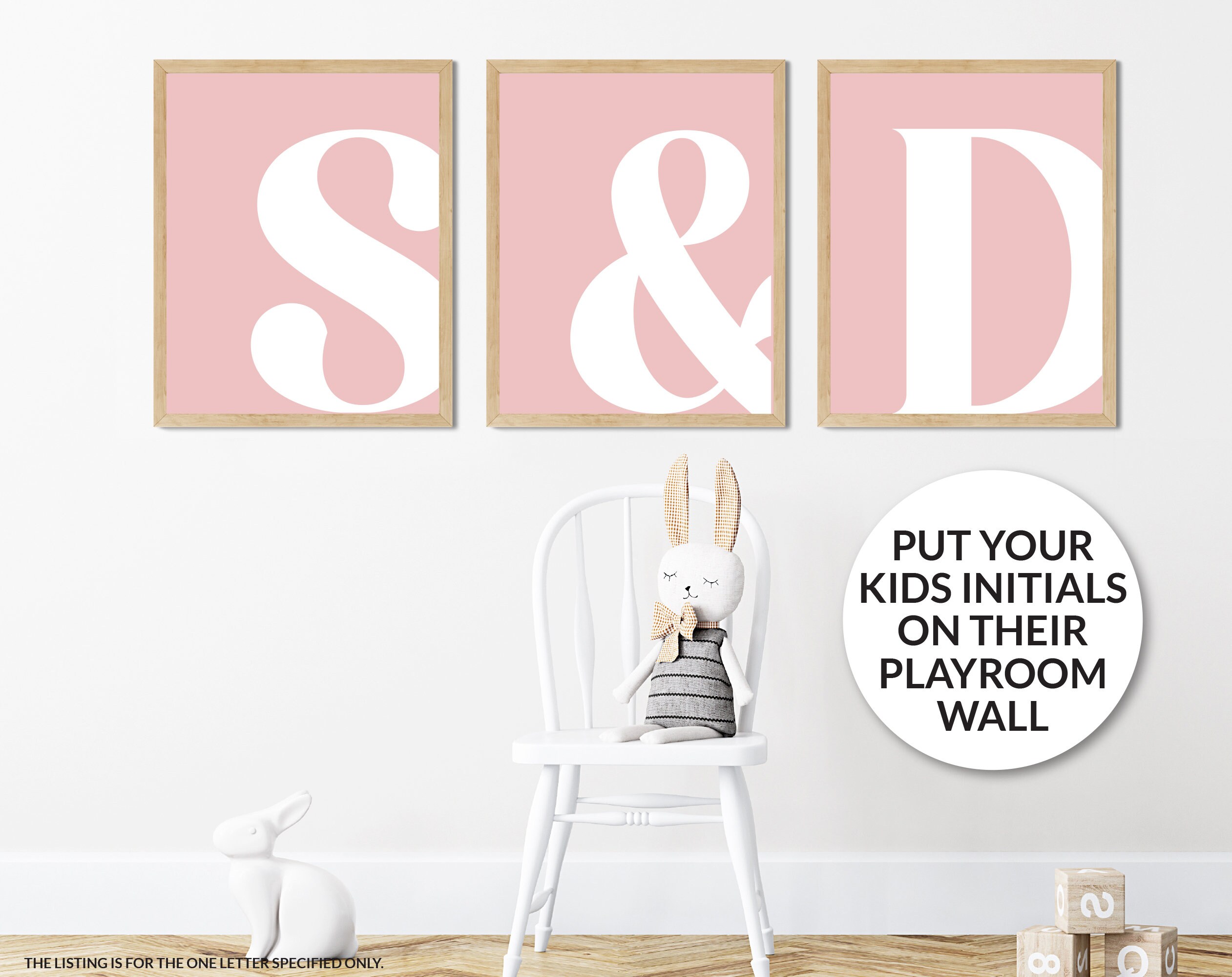 C Initial Artwork C Print Letter C Living Room Wall Art Initial Print ...