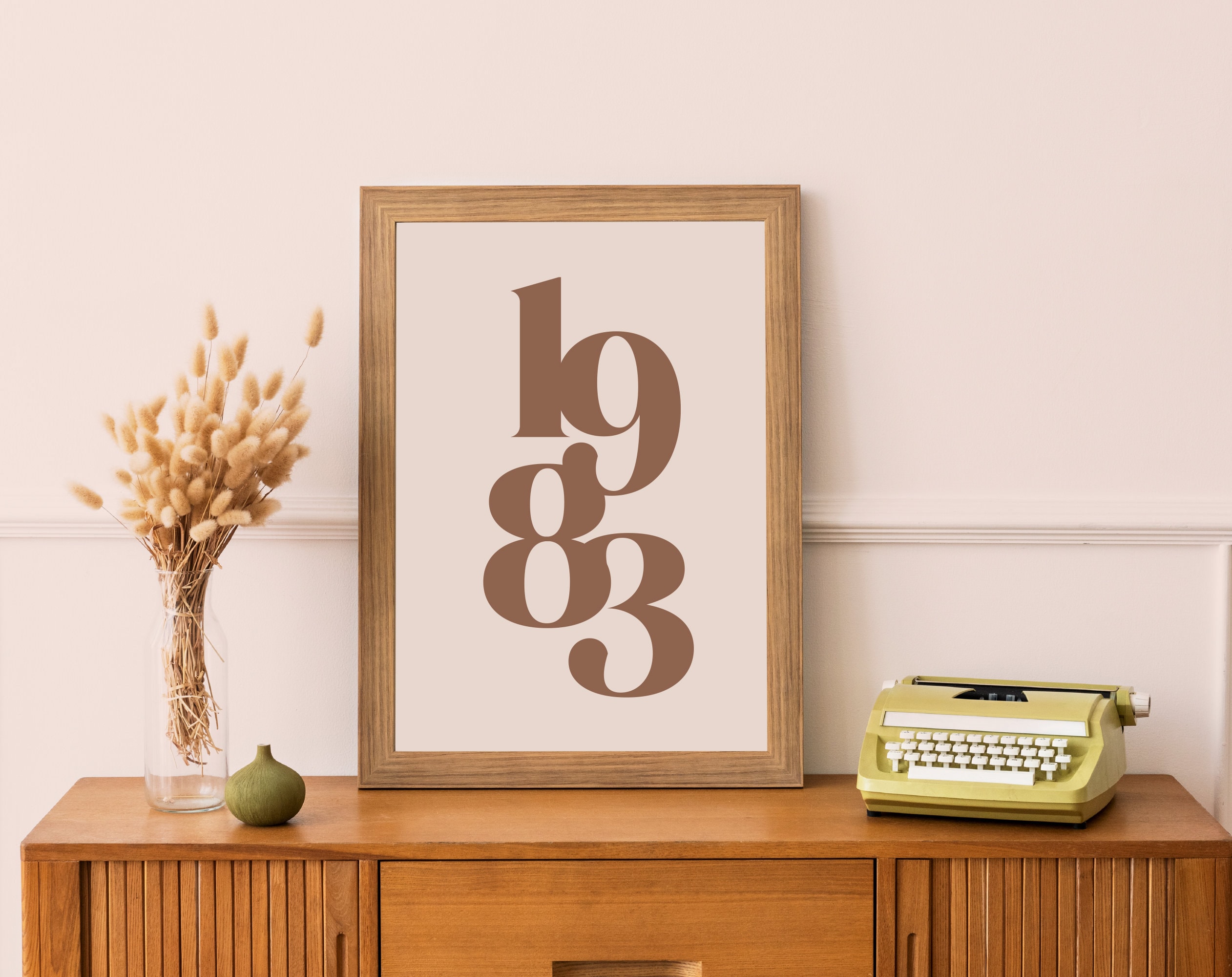 1983 Poster 1983 Birth Year Birthday Gifts Home Decor Wall Art Vintage ...
