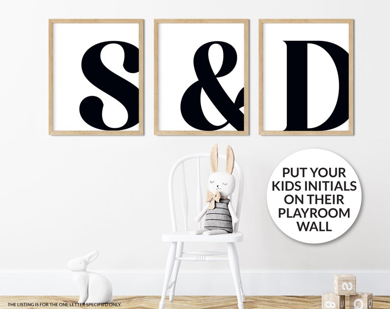 S Initial Artwork S Print Letter S Letter Artwork Single Letter Print ...
