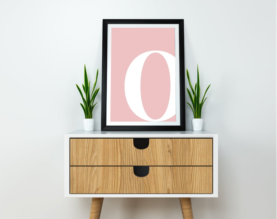 O Initial Artwork O Print Letter O Single Letter Print Name Initial ...