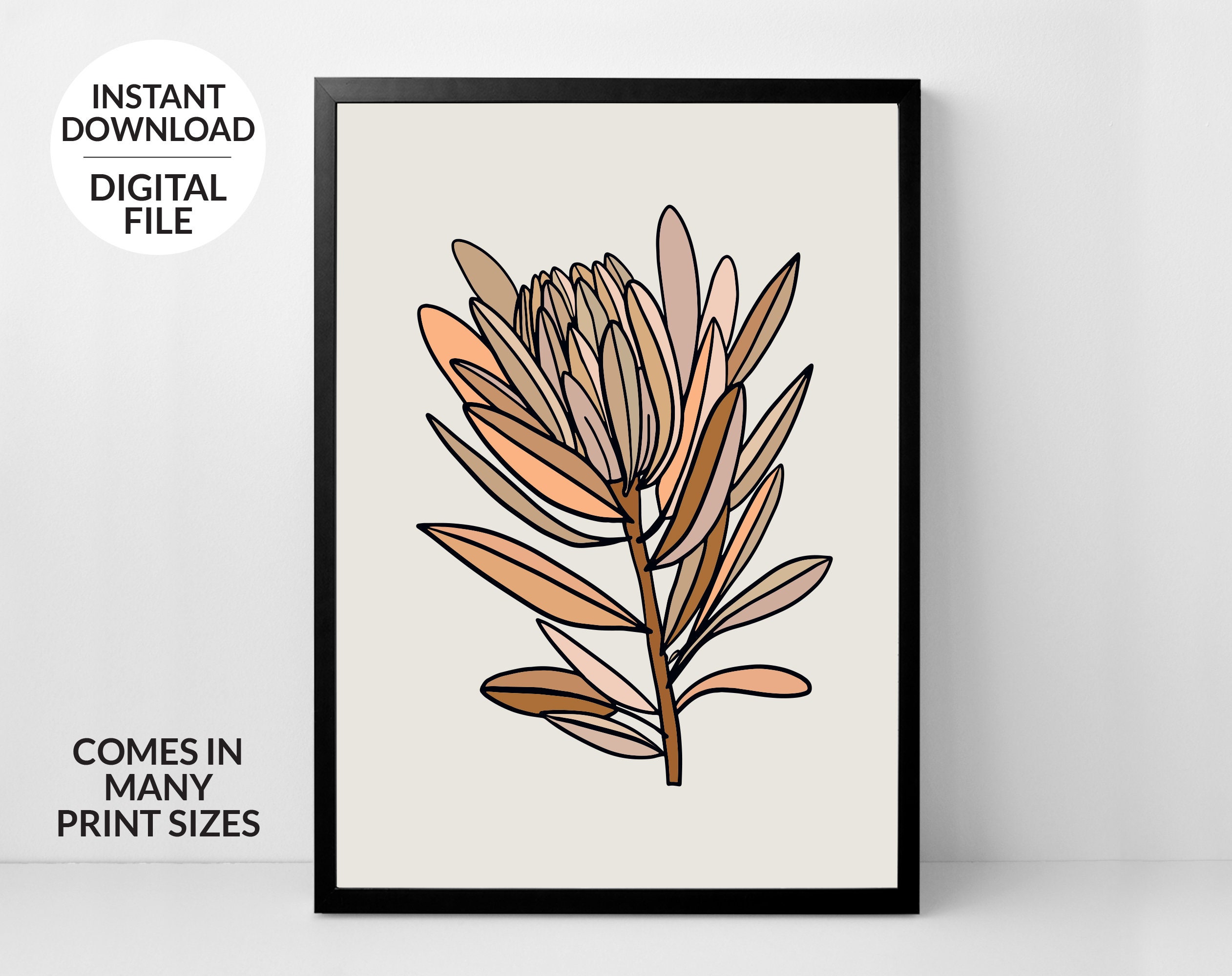 Australian Native Flower Art Print Australian Prints Native - Etsy