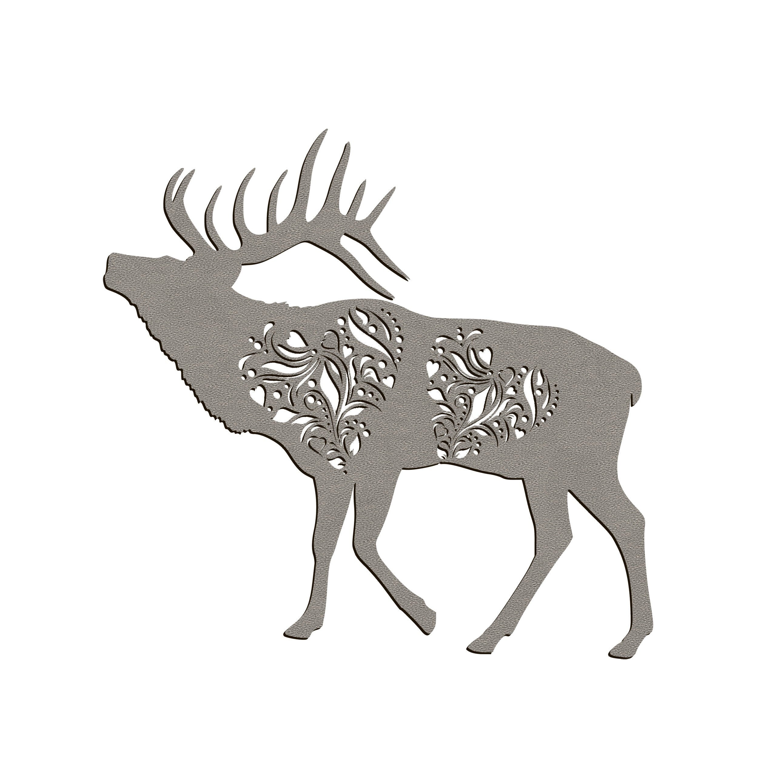 Deer | Laser Cut Files | Paper Cut Files | SVG | CDR | Png | Dxf | Dwg ...