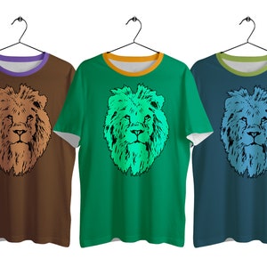 Lion Head Ver.3 Svg, 2 Layers Lion Design for Laser Engrave ...