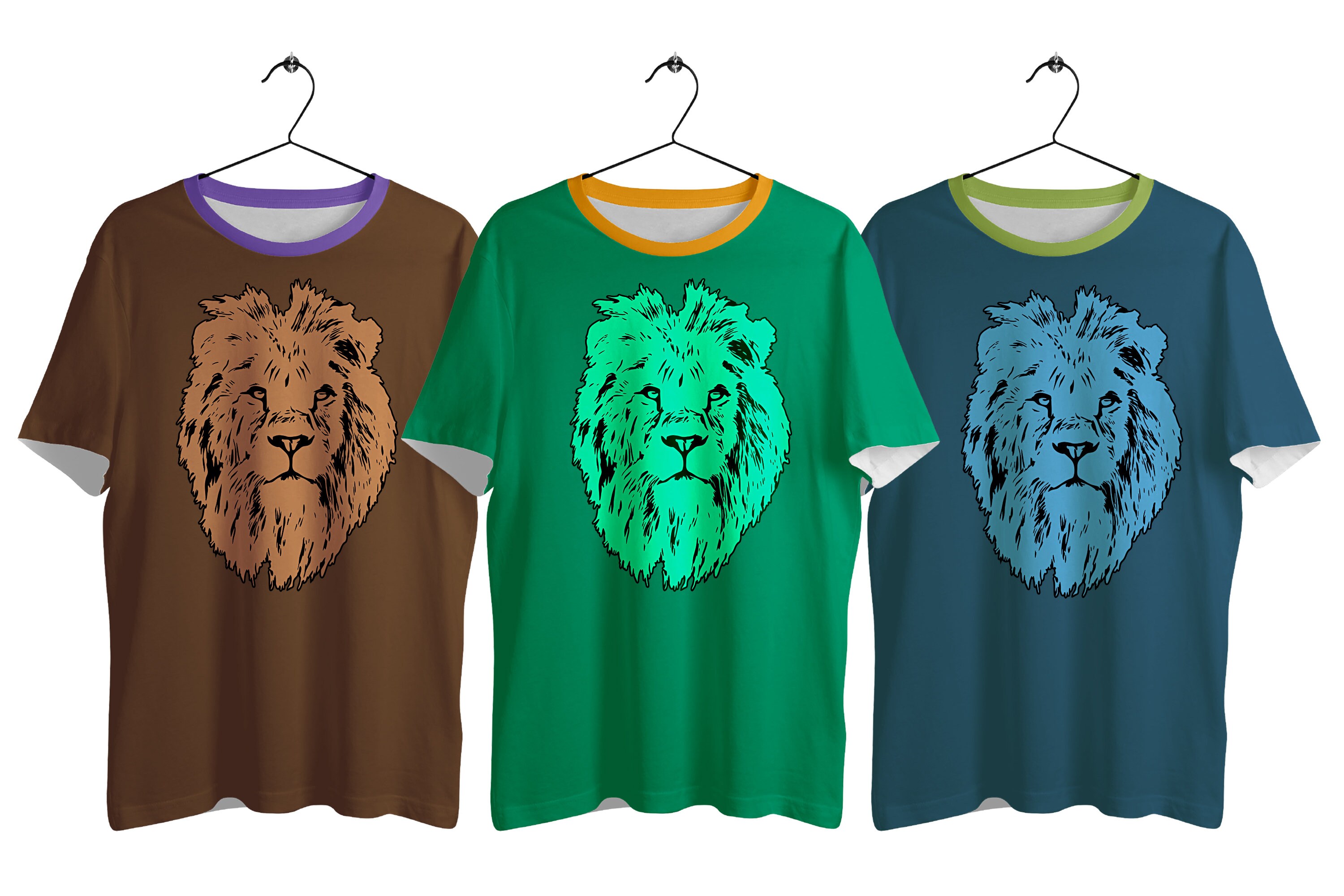 Lion Head Ver.3 Svg, 2 Layers Lion Design for Laser Engrave ...