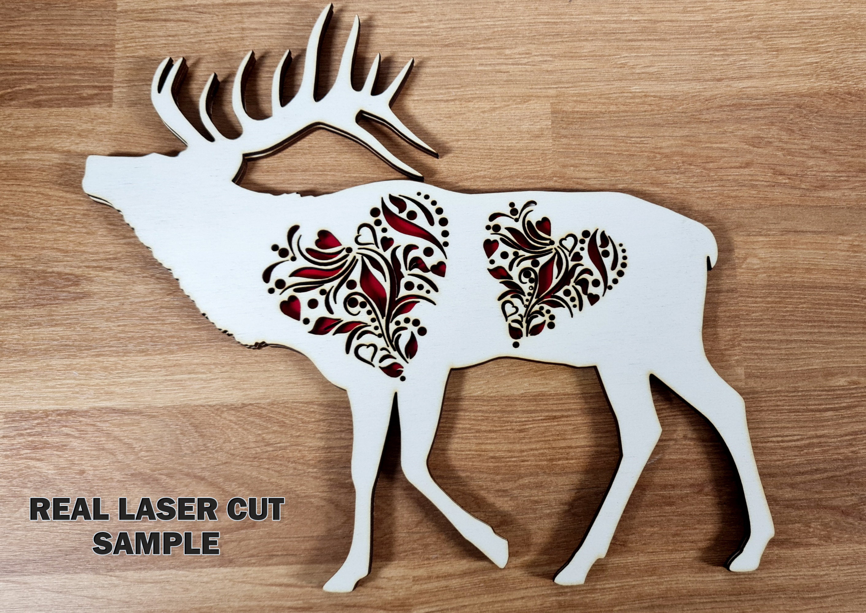 Deer | Laser Cut Files | Paper Cut Files | SVG | CDR | Png | Dxf | Dwg ...