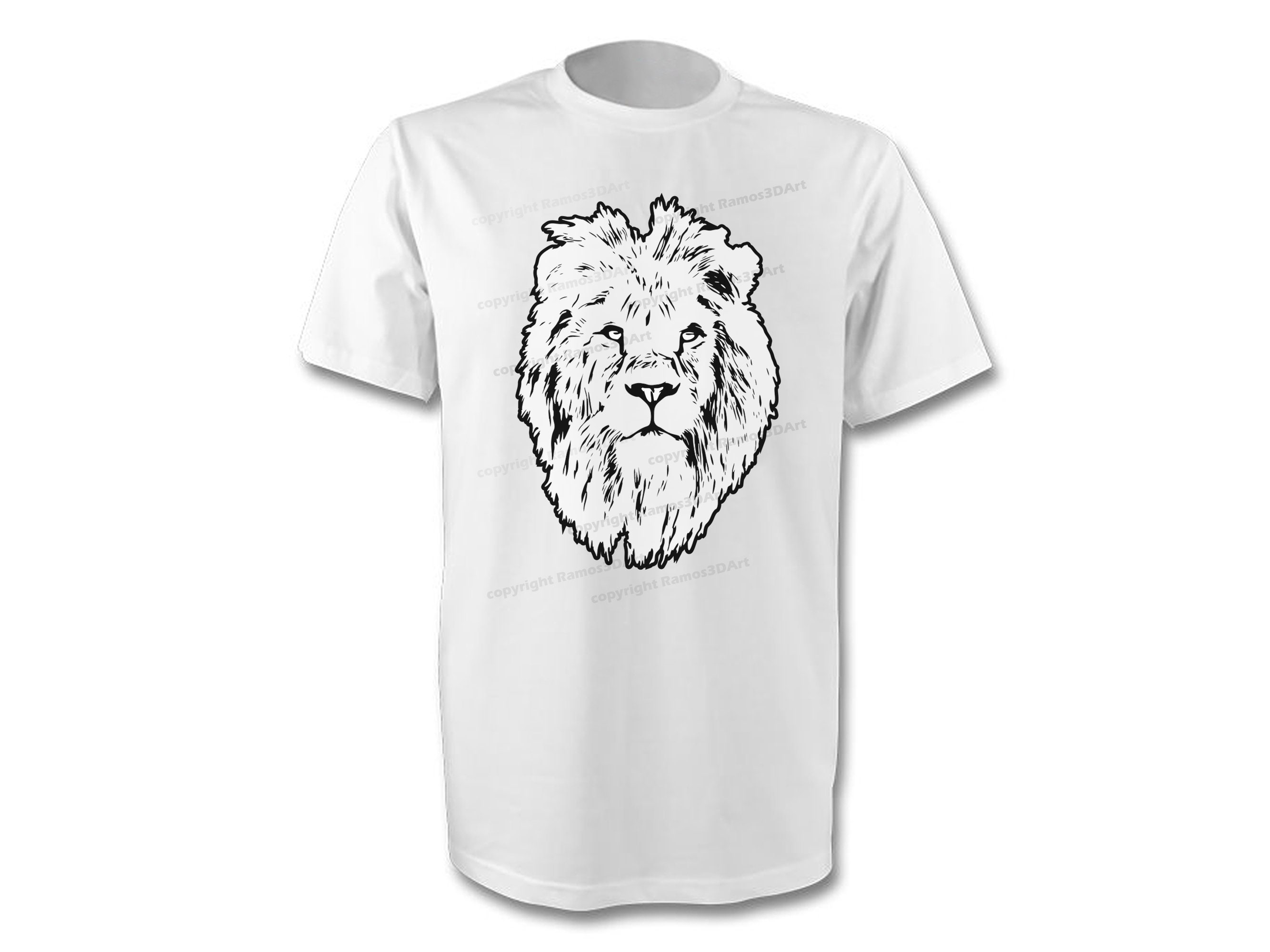 Lion Head Ver.3 Svg, 2 Layers Lion Design for Laser Engrave ...