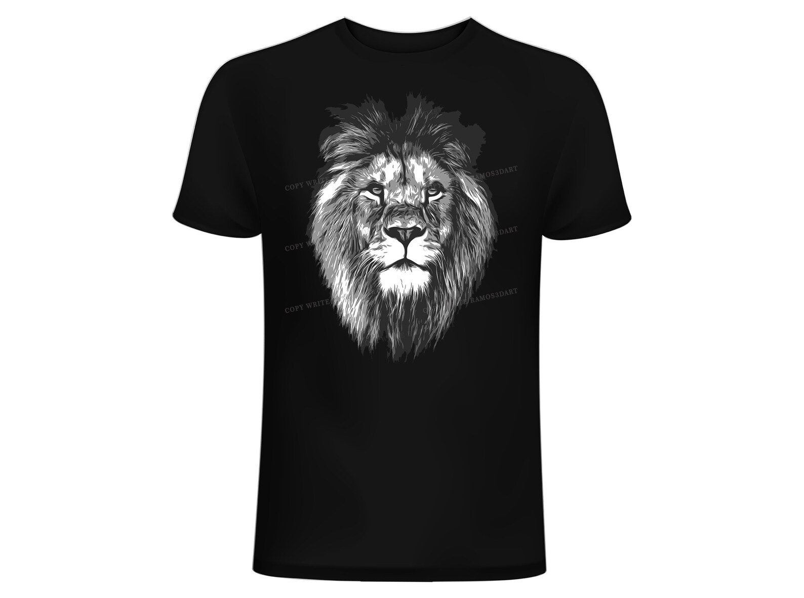 Lion Head Svg Lion DTF Transfer Design Lion T-shirt - Etsy