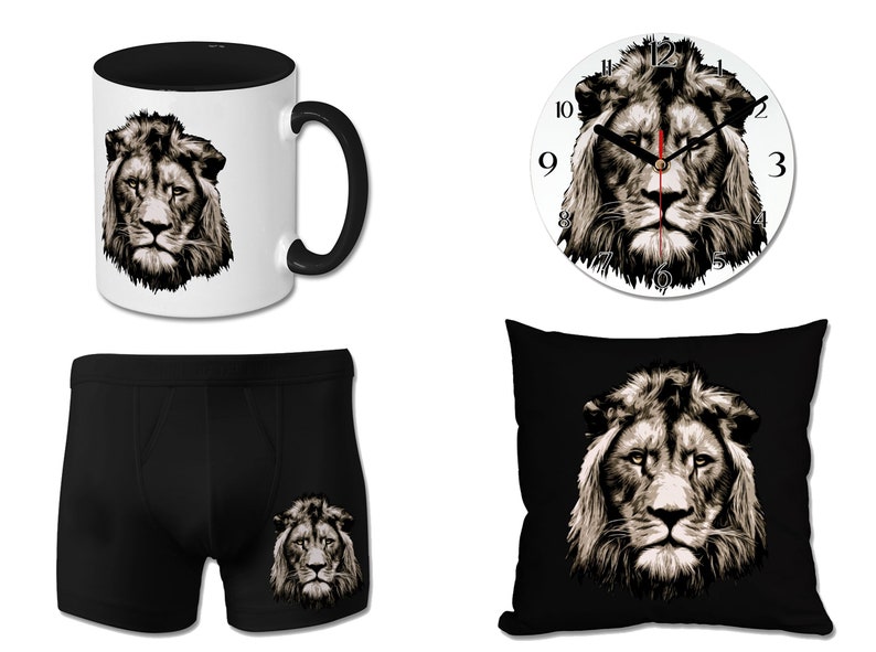 Lion Head Svg, Lion DTF Transfer Design, Lion T-shirt Print, for ...