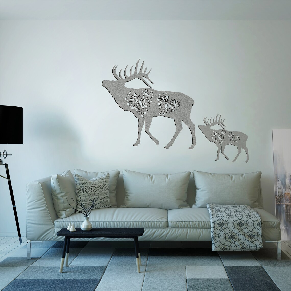 Deer Laser Cut Files Paper Cut Files SVG CDR Png - Etsy