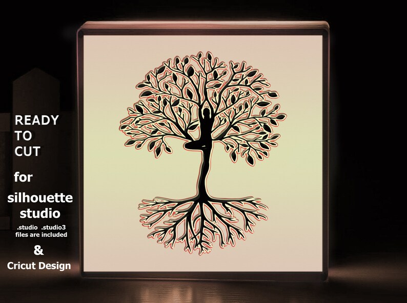 3d Layered Tree of Life Svg, 3d Namaste Svg, SVG - PNG - Cdr - Dxf ...
