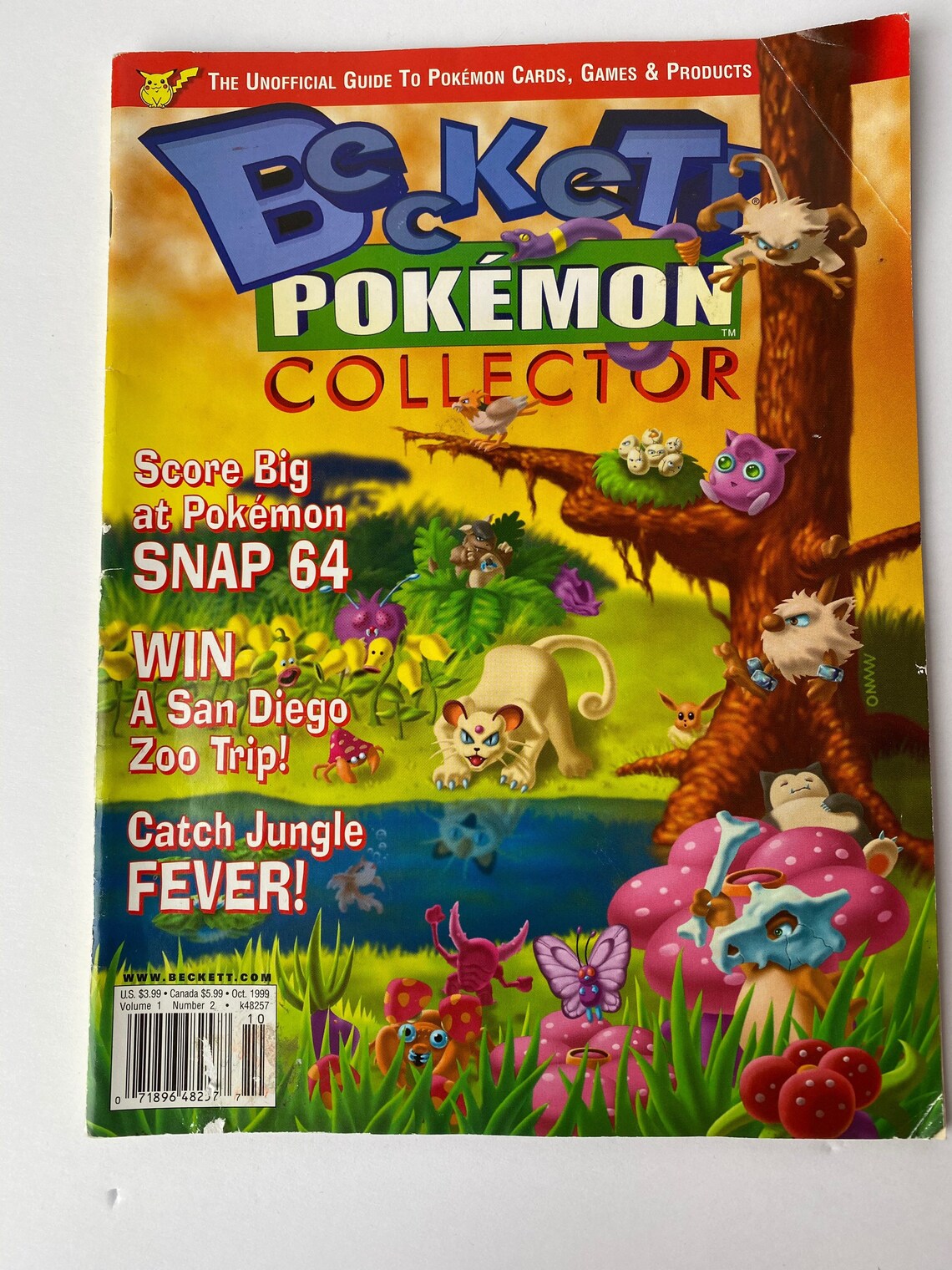 Pokemon Pokémon Magazine Beckett Pokémon Collector Beckett - Etsy Nederland