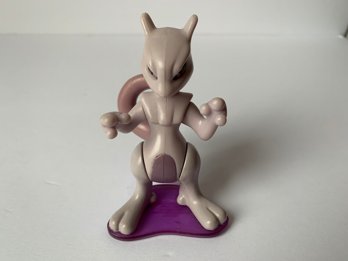 Mewtwo Pokemon Toy Figure Burger King Vintage Official | Etsy