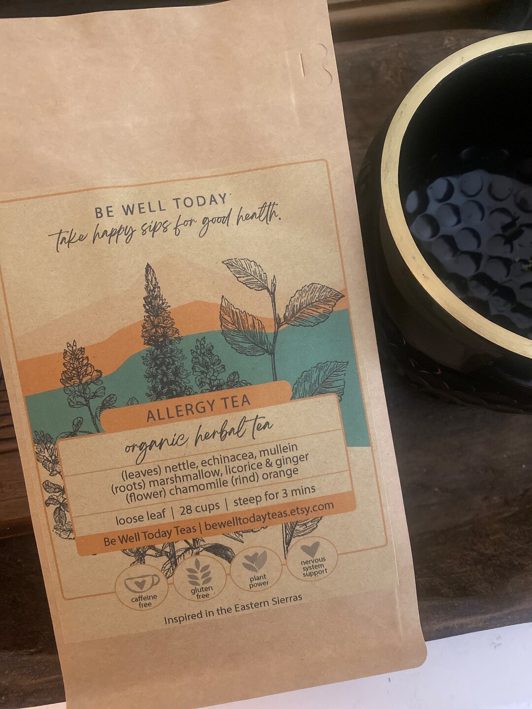 Herbal Allergy Tea // Loose Leaf - Etsy