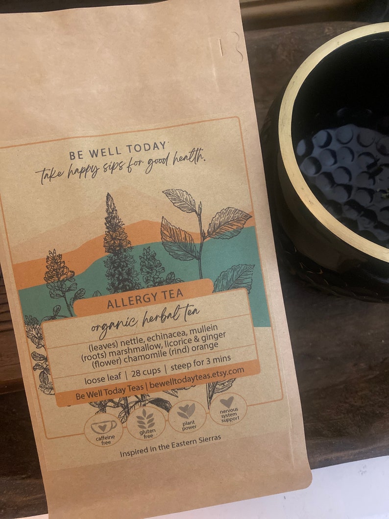 Herbal Allergy Tea // Loose Leaf - Etsy