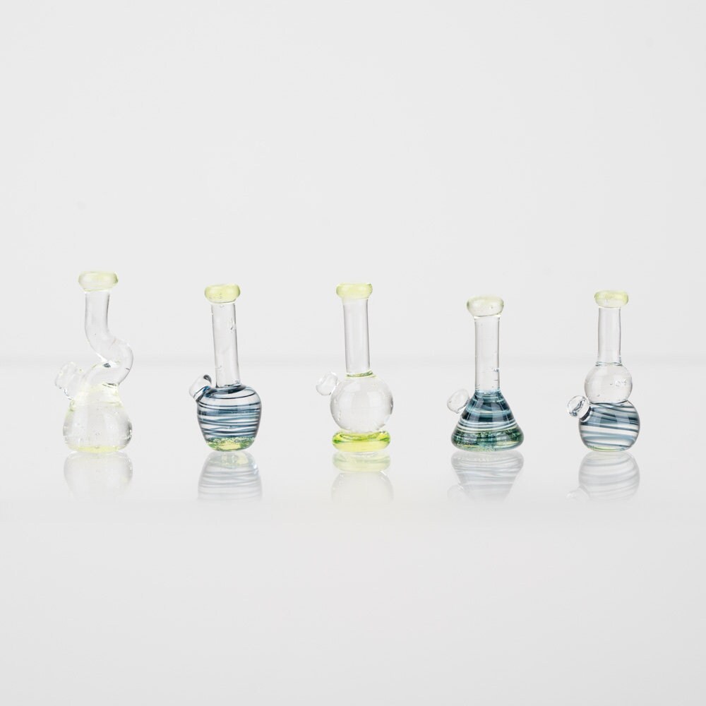 5-piece Trippy Neon Minifigure Glass Replica Beaker Set - Etsy