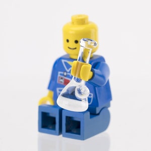 2-pack Minifigure Glass Mini Beaker Glow-in-the-dark - Etsy