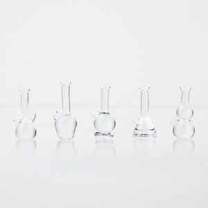 5-piece Clear Glass Minifigure Glass Replica Beaker Set - Etsy