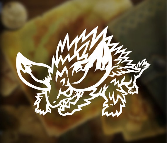 Monster Hunter World Iceborne Chibi Nergigante Car Decal - Etsy Singapore