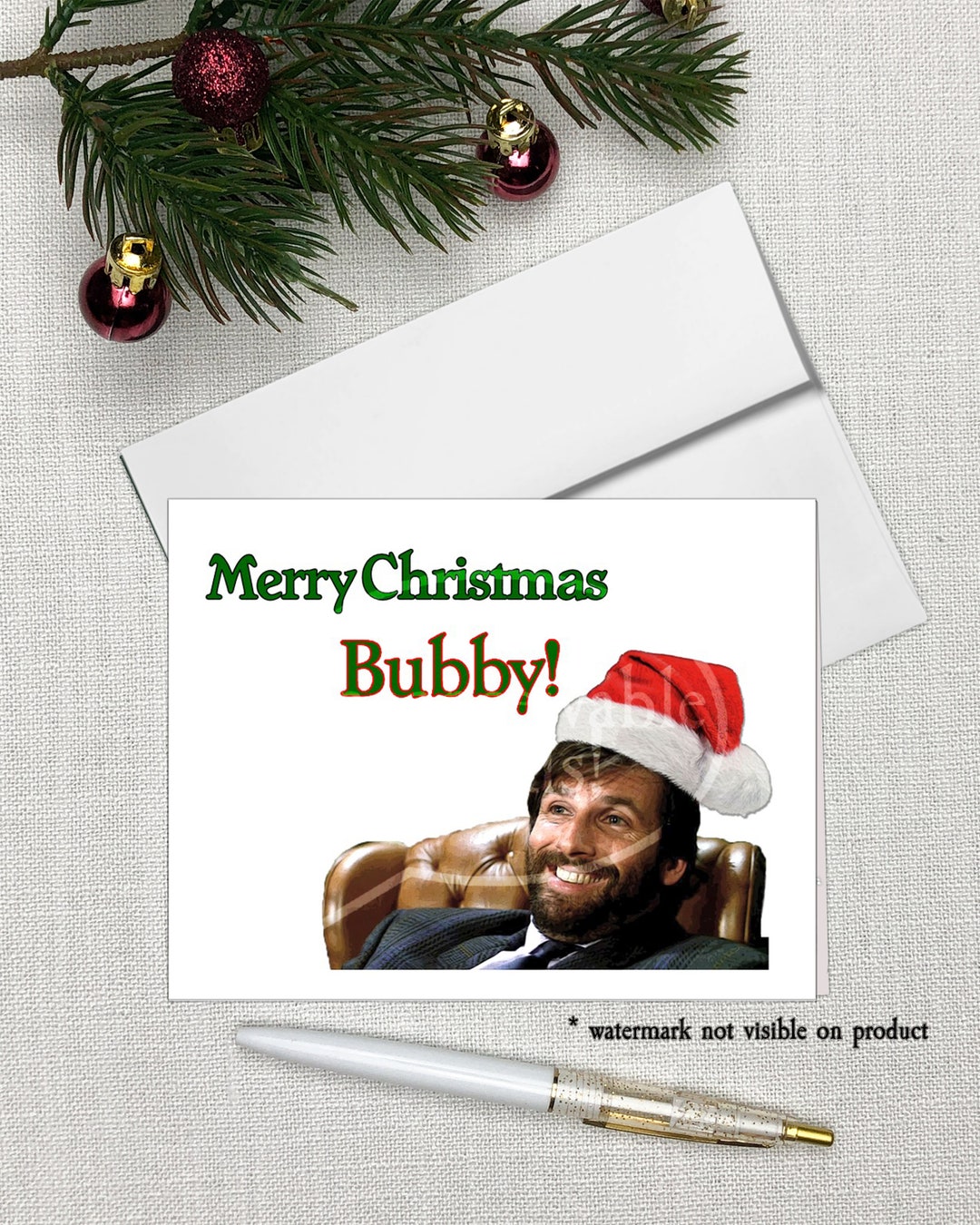 Funny "merry Xmas Bubby!" Christmas Card *limited Time: FREE Postcard ...