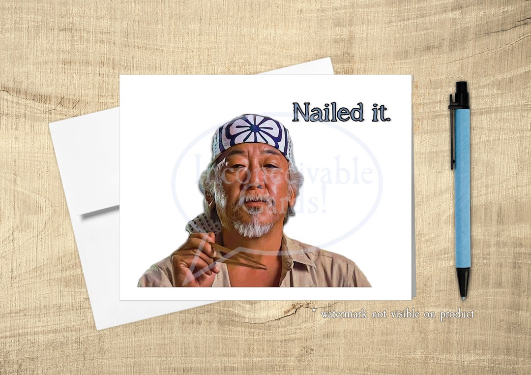 Funny Congratulations Karate Card, Martial Arts, 80s Movies, 80s Kid ...