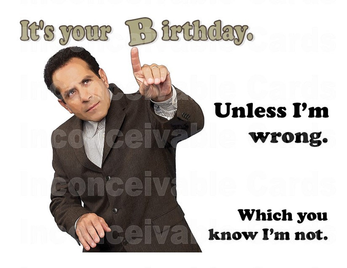 Funny “happy Birthday Unless I'm Wrong - Which I'm Not” Birthday Card ...