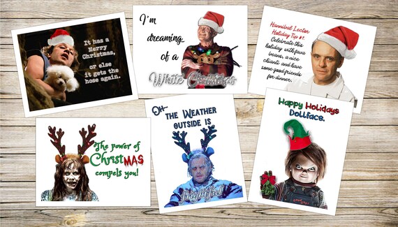 Greatest Horror Christmas Card 12 Pack - Etsy