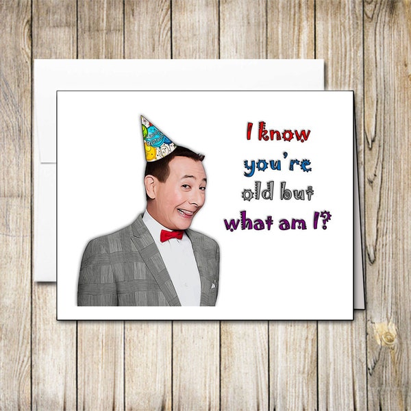 Pee Wee Herman - Etsy