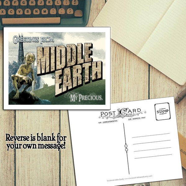 Middle Earth Postcards - Etsy