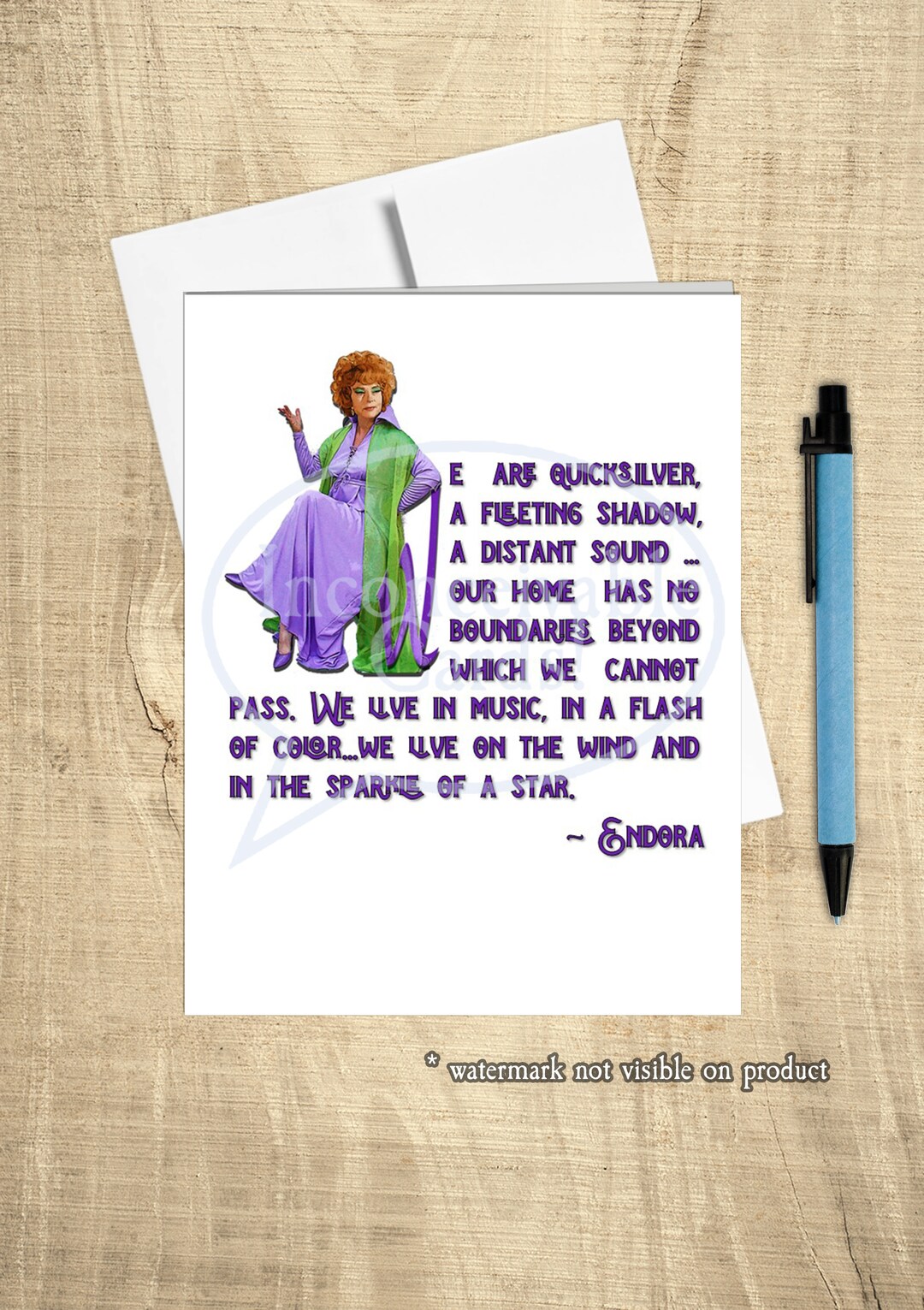 Bewitched Card for Witches, "we Are Quick Silver" Funny Birthday Card ...