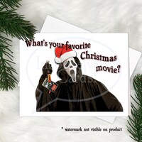 Christmas Horror Greeting Card - the Shining Twins Hope Your Holiday ...