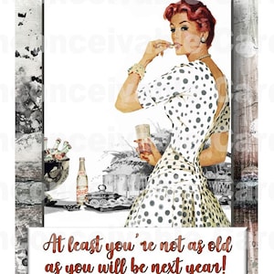 Funny Retro Birthday Card - Etsy