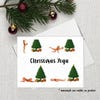 24 Yuletide Yoga Christmas Cards + Envelopes | Celebrating Diverse ...
