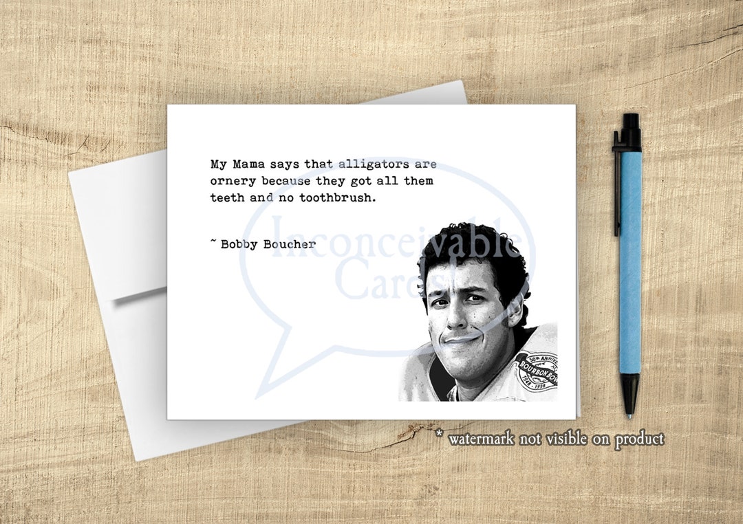 Waterboy - Thank You Mama! Greeting Card for Mom, Funny Mother's Day ...