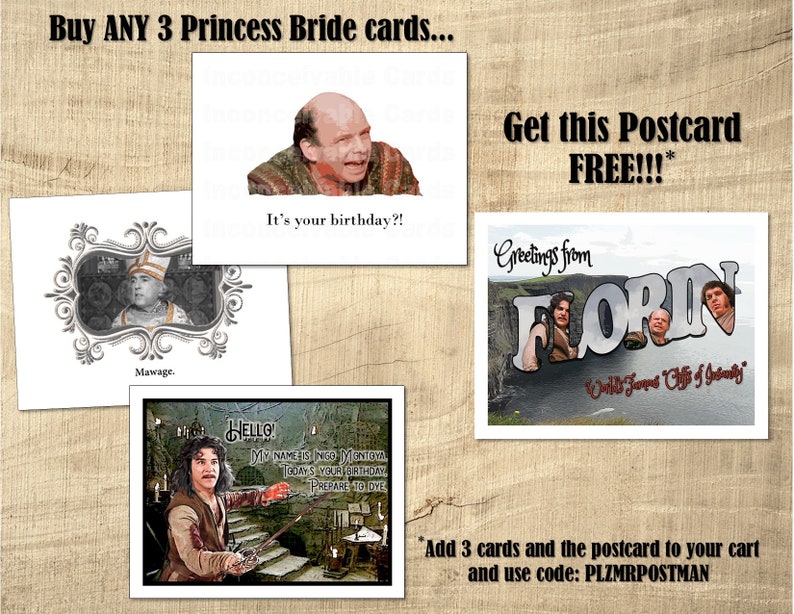 Funny Belated Birthday Card, Princess Bride Prince Humperdinck - Etsy
