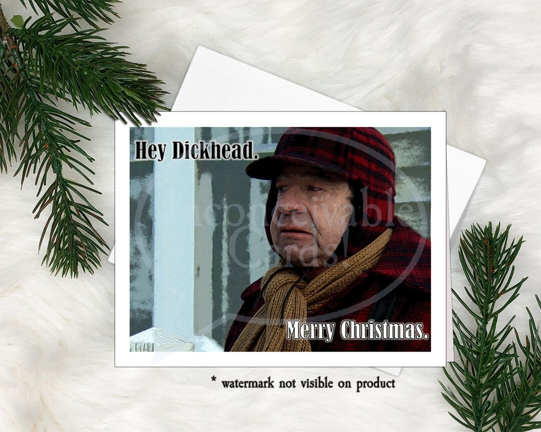 Grumpy Old Men - Merry Christmas D*ckhead, Funny Christmas Card, Rude ...
