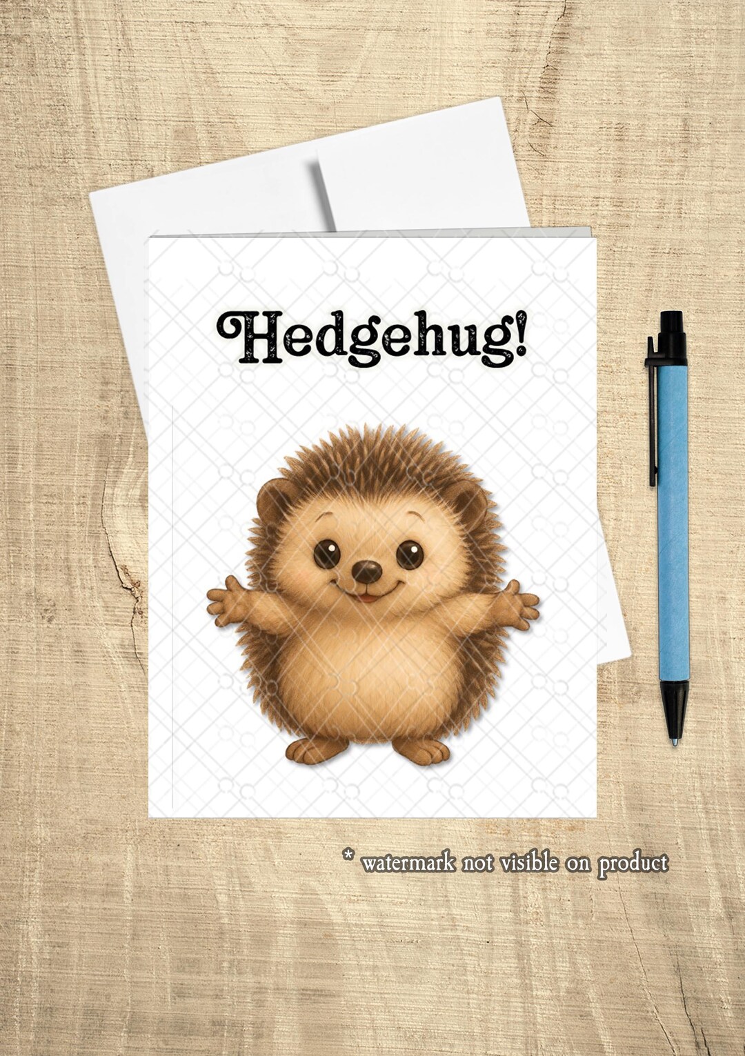 Hedgehug! – Adorable Pun Card (warning: May Cause Excessive Smiling ...